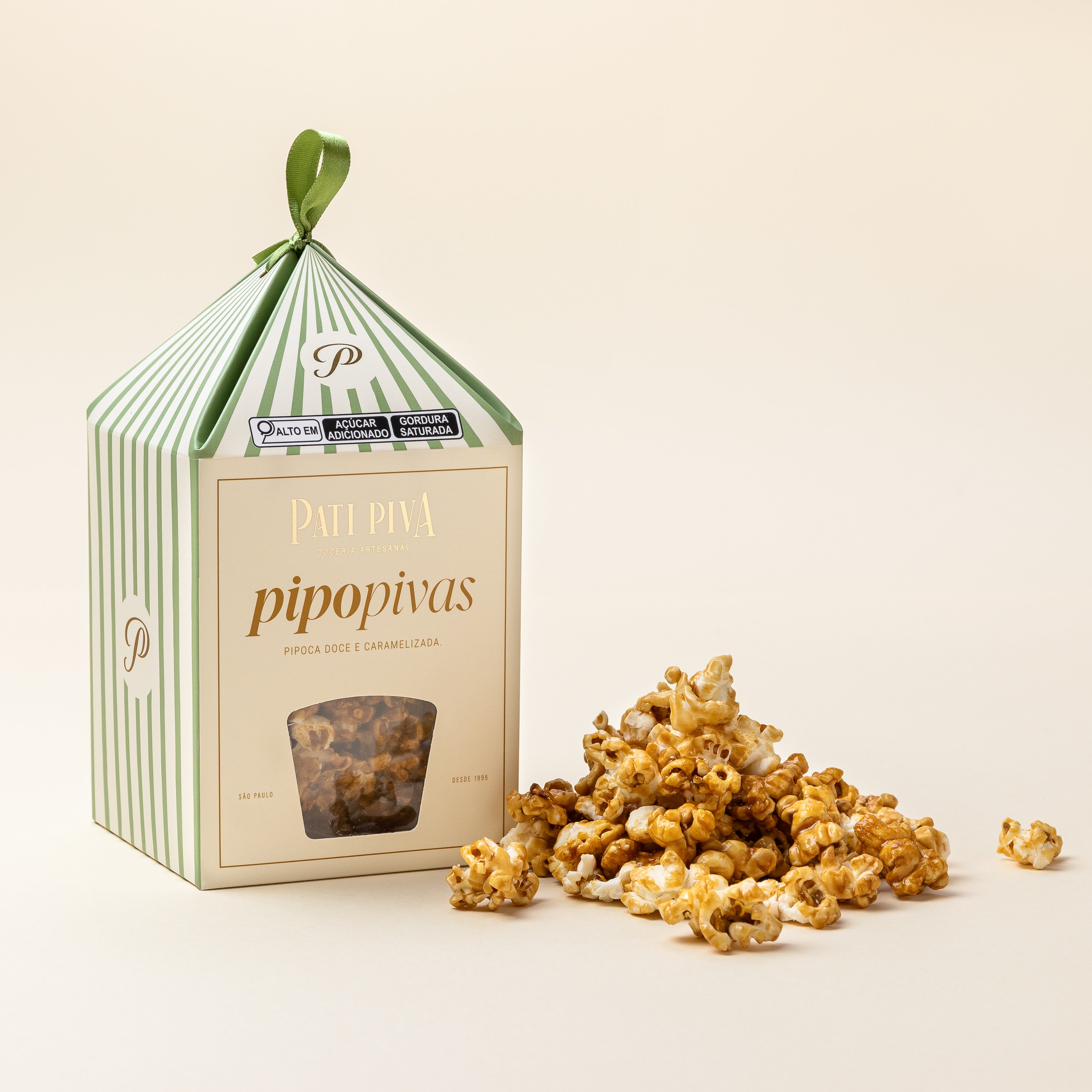 Pipoca Doce Caramelizada Pati Piva | Crocante e Irresistível
